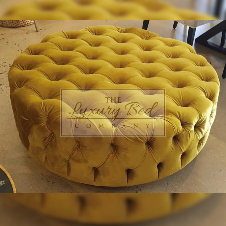 Circular Chesterfield Footstool – TLBC-UK